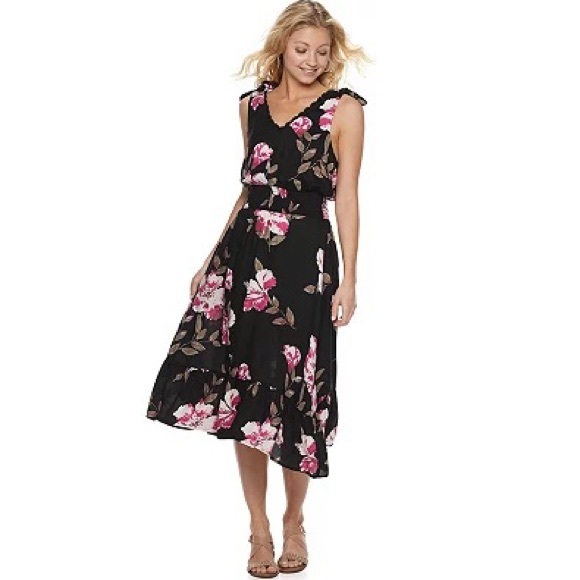 American Rag | Dresses | American Rag Tie Shoulder Maxi Dress | Poshmark